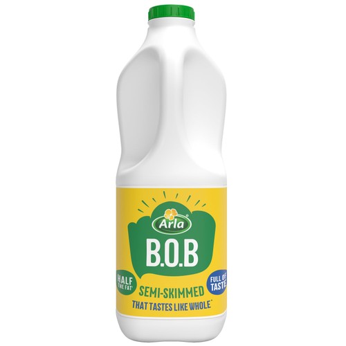 Arla BOB Semi-Skimmed Milk 2L That Tastes Like Whole - Morrisons Online ...