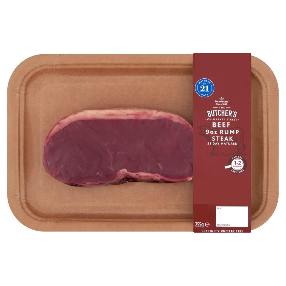 Morrisons Beef Rump Steak 255g - Morrisons Online Groceries & Offers