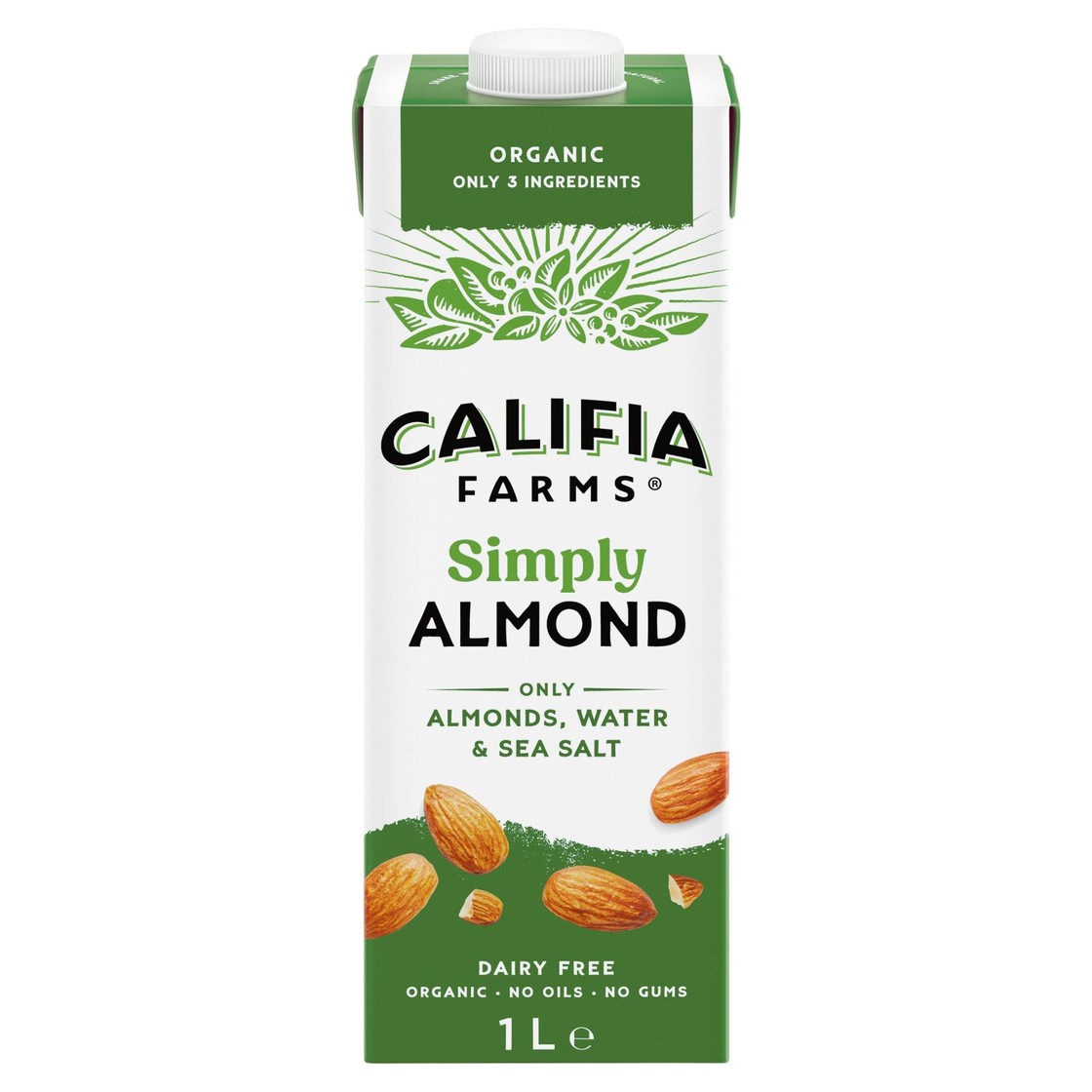 Califia Farms Organic Simply Almond 1L - Morrisons Online Groceries ...