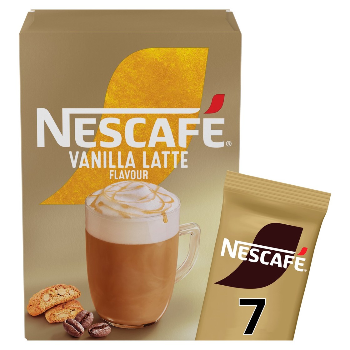 Nescafe Latte Vanilla Instant Coffee 7 Sachets - Morrisons Online ...