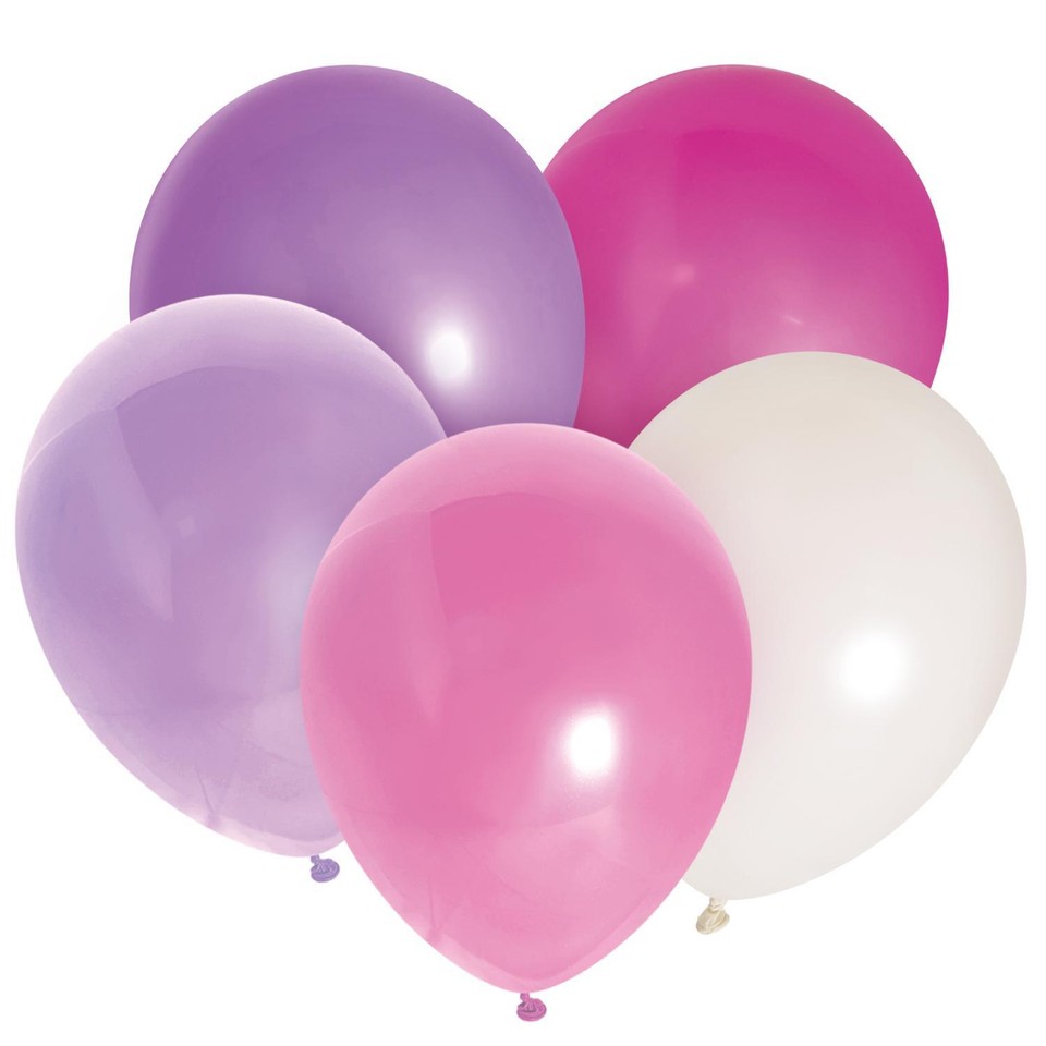 Nutmeg Pink Mix Latex Balloons - Morrisons Online Groceries & Offers