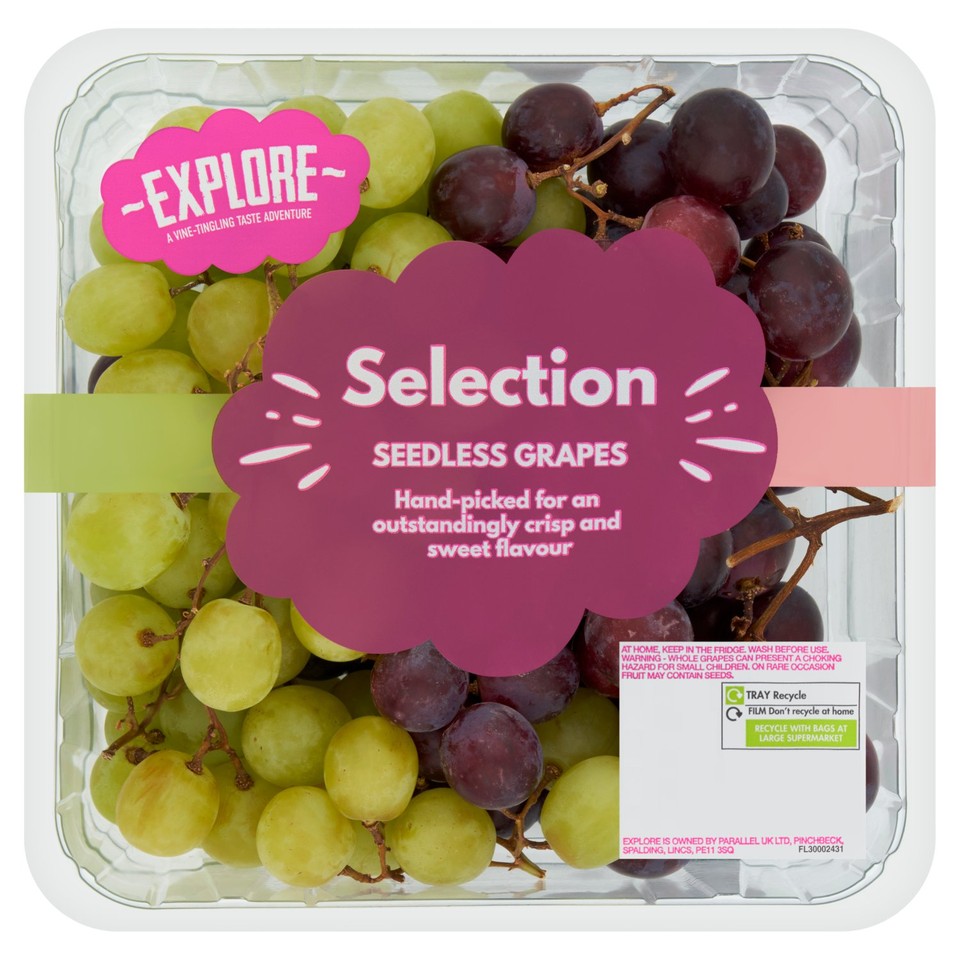Explore Seedless Grapes Selection 800g - Morrisons Online Groceries & Offers