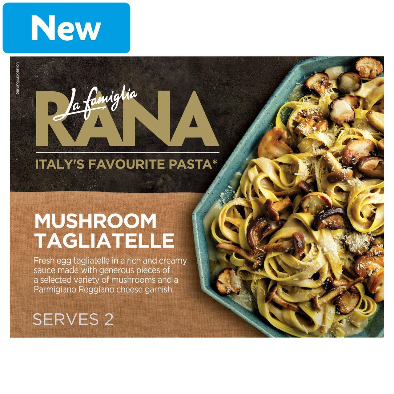 La Famiglia Rana Mushroom Tagliatelle - Morrisons Online Groceries & Offers