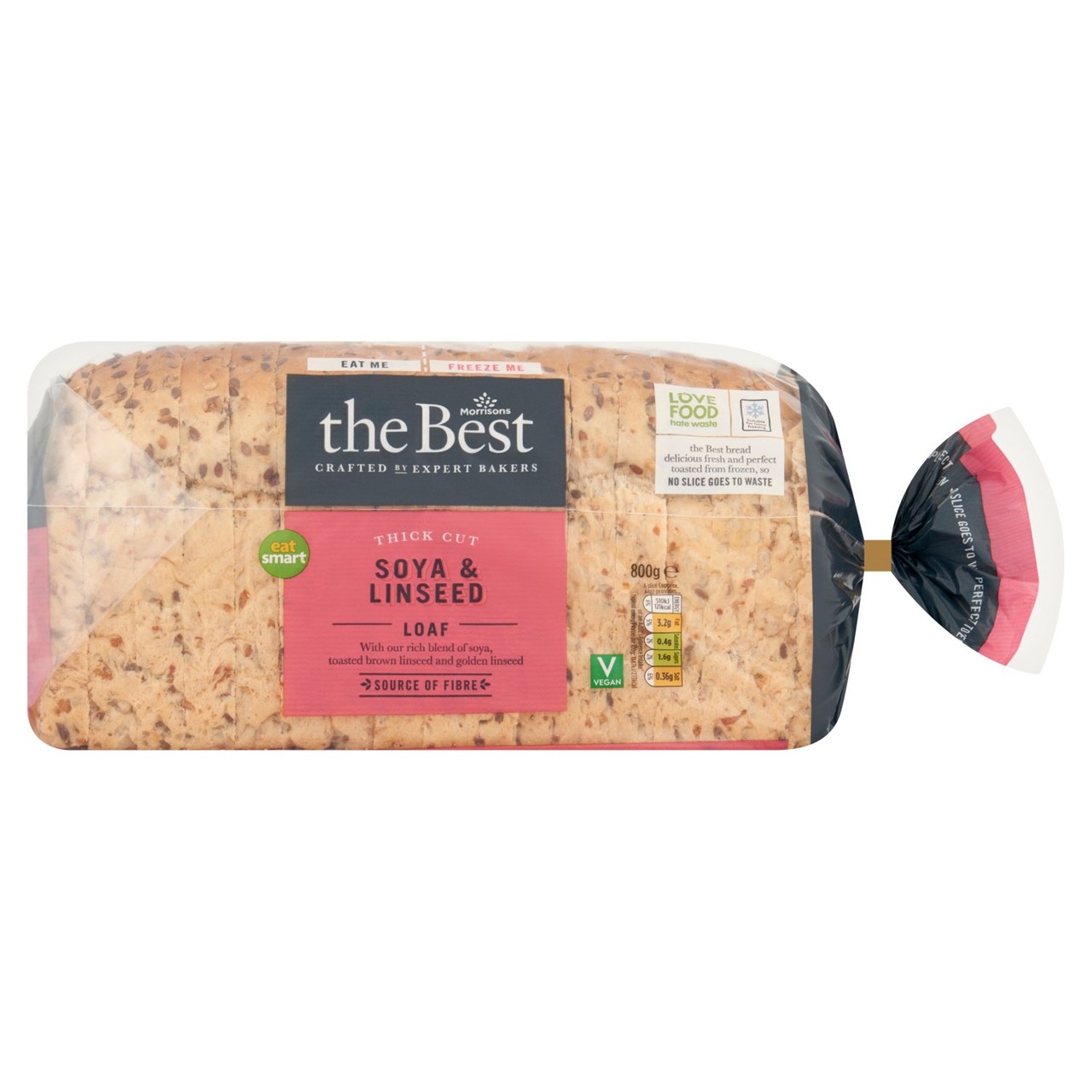 Morrisons The Best Thick Cut Soya & Linseed Loaf - Morrisons Online ...