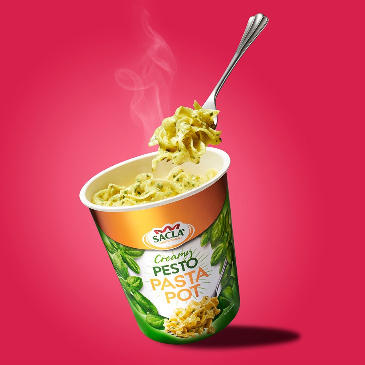 Sacla' Creamy Pesto Pasta Pot 80g - Morrisons Online Groceries & Offers