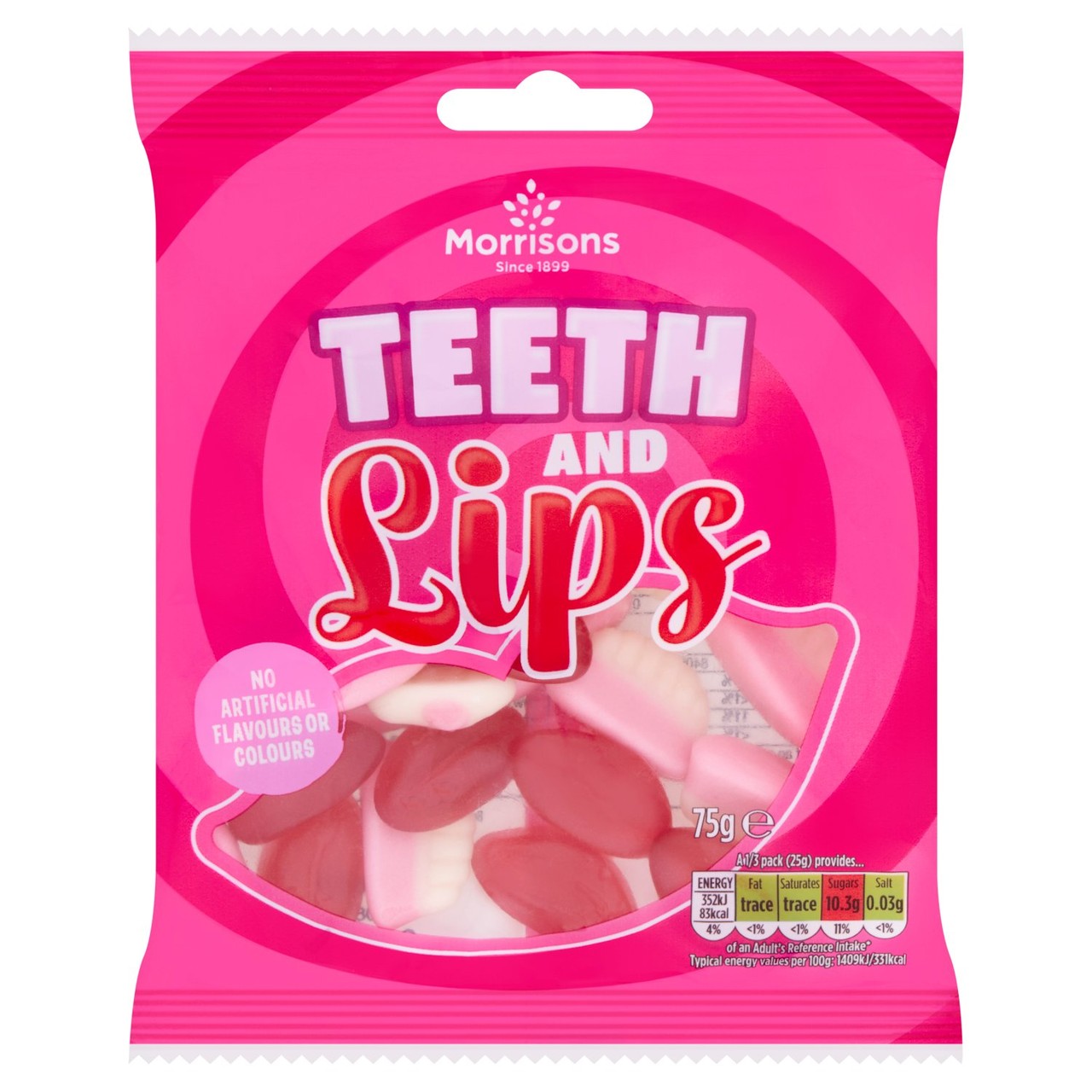 Morrisons Teeth & Lips 75g - Morrisons Online Groceries & Offers