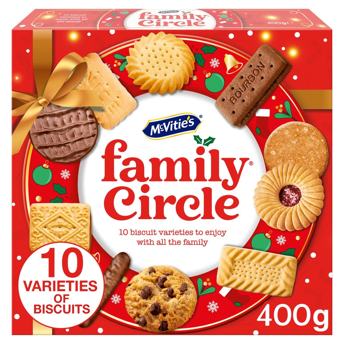 McVitie's Family Circle Biscuit Selection 400g - Morrisons Online ...