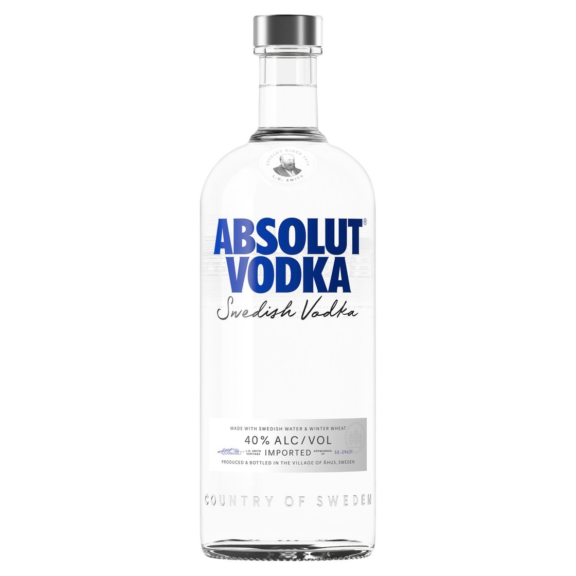Absolut Blue Original Swedish Vodka 1L - Morrisons Online Groceries ...