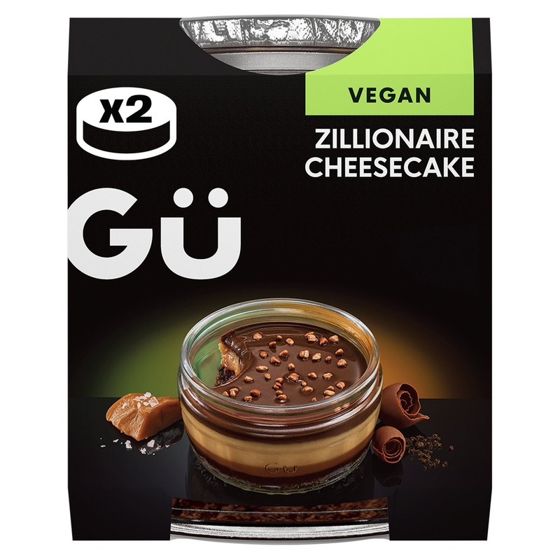 Gu Plant Zillionaire Cheesecakes 2x91.5g - Morrisons Online Groceries ...