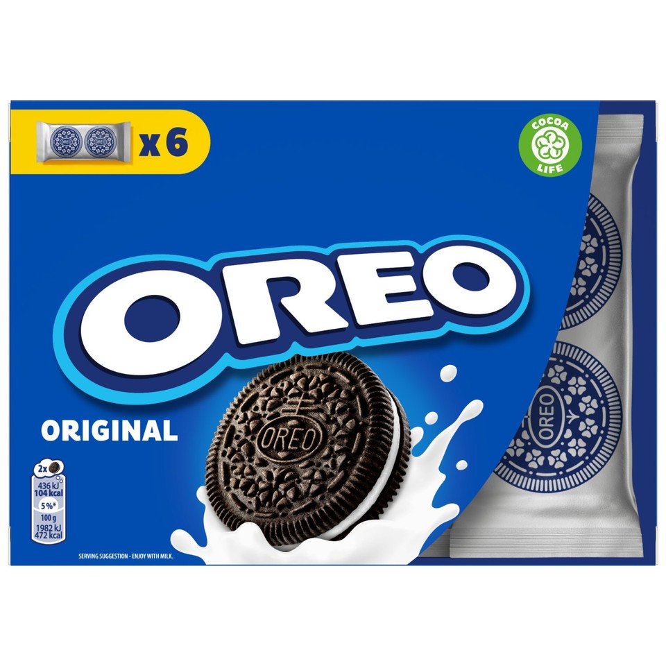 OREO Lunchbox Vanilla Cookies 6 Pack Multipack - Morrisons Online ...