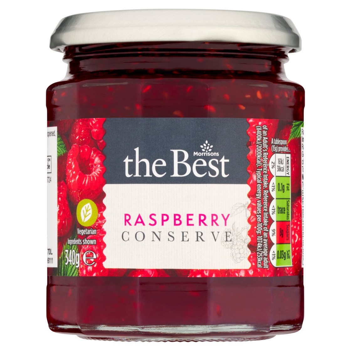 Morrisons The Best Raspberry Conserve 340g - Morrisons Online Groceries ...