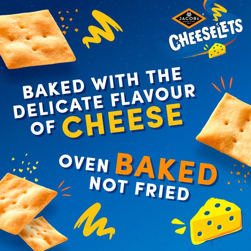 Jacob's Cheeselets Baked Snacks Sharing Bag - Morrisons Online ...