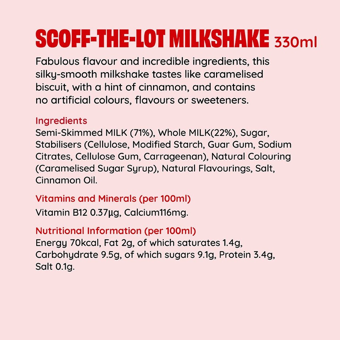 Shaken Udder Scoff-the-Lot Milkshake 330ml - Morrisons Online Groceries ...