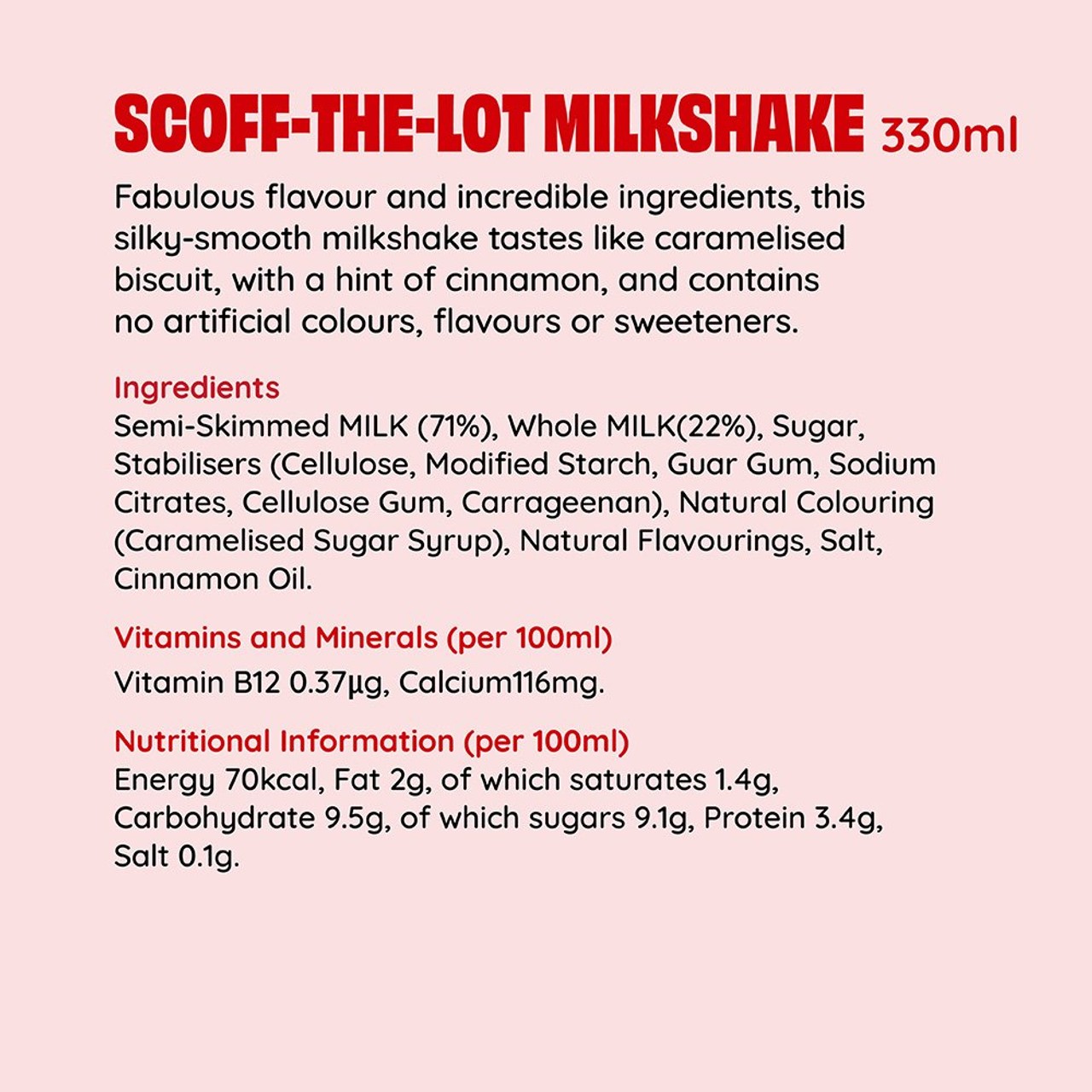 Shaken Udder Scoff-the-Lot Milkshake 330ml - Morrisons Online Groceries ...