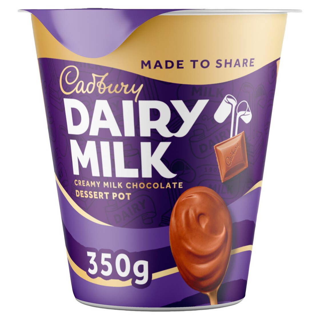 Cadbury Dairy Milk Big Pots of Joy Chocolate Dessert 350g - Morrisons ...