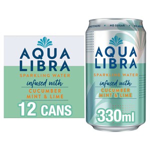 Aqua Libra Sparkling Water Cucumber Mint & Lime - Morrisons Online ...