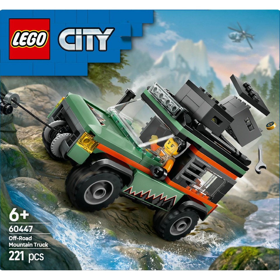LEGO City Off-Road 4x4 Mountain Truck Toy 60447 - Morrisons Online ...