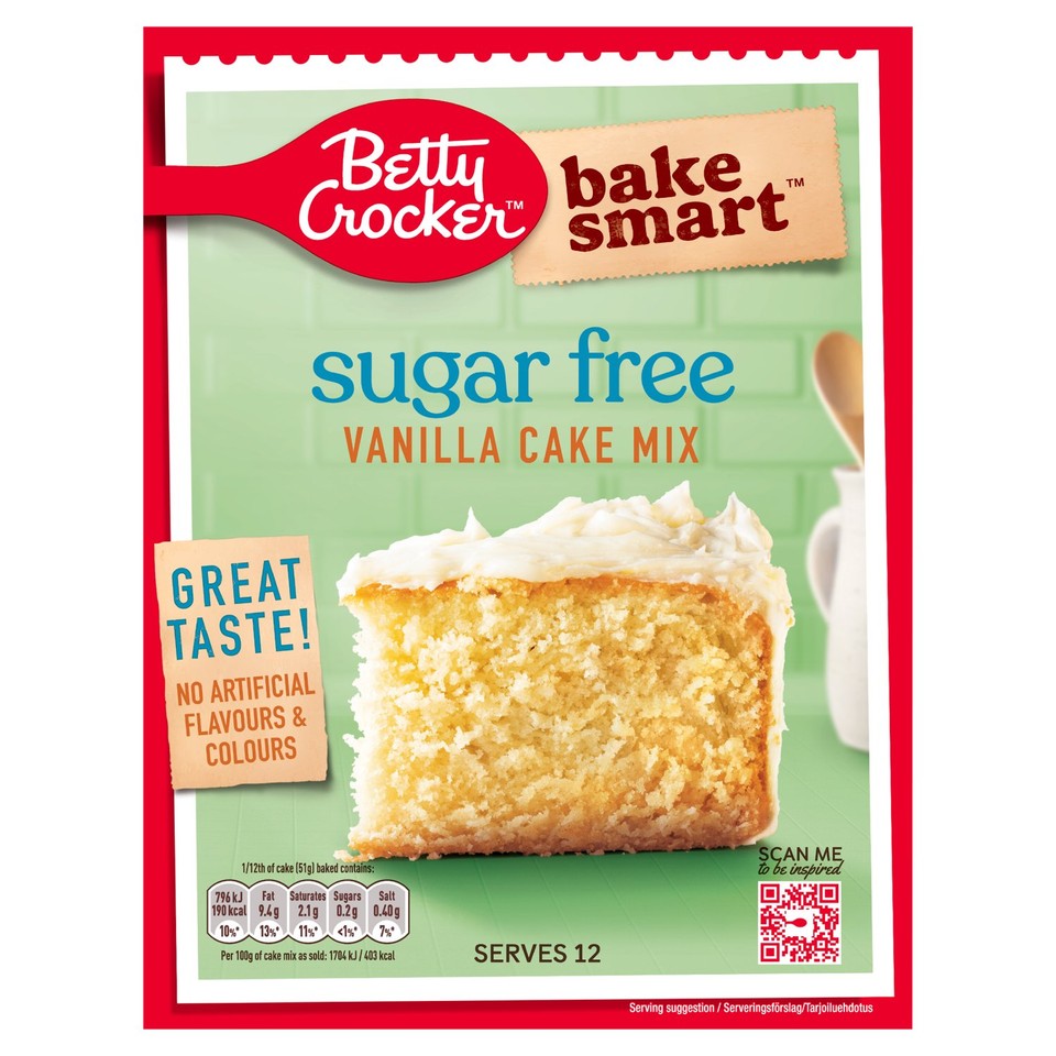 Betty Crocker Sugar-Free Vanilla Cake Mix - Morrisons Online Groceries ...