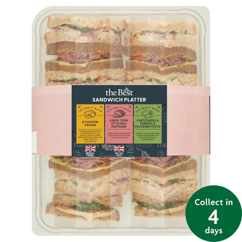 The Best Premium Sandwich Platter (16 Pieces) - Eat On Same Day FTO ...