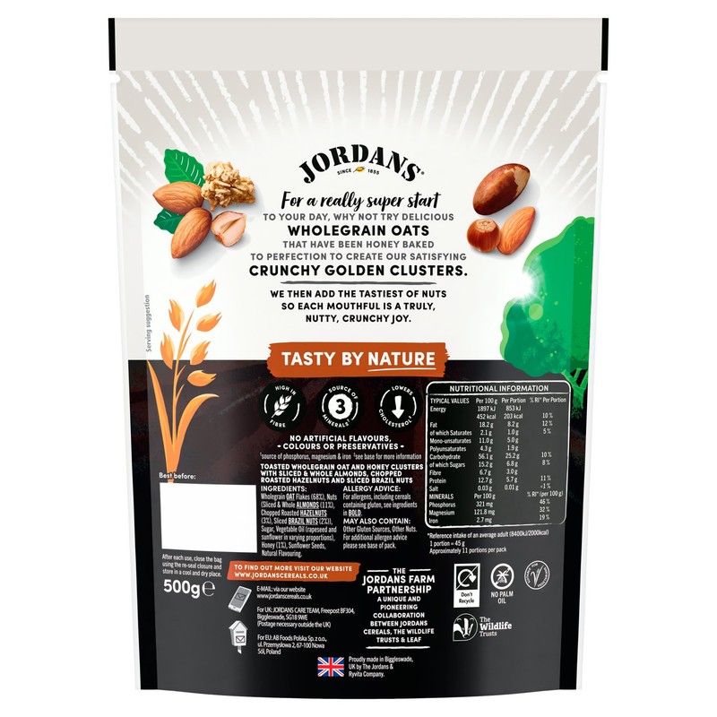 Jordans Super Nutty Granola Breakfast Cereal - Morrisons Online ...