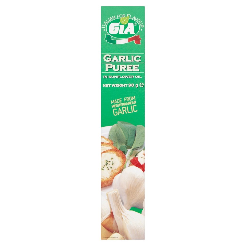 Gia Garlic Puree (90g) - Morrisons Online Groceries & Offers
