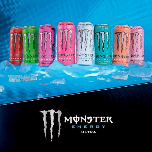 Monster Energy Drink Ultra Fantasy Ruby Red Zero Sugar 4 x 500ml ...