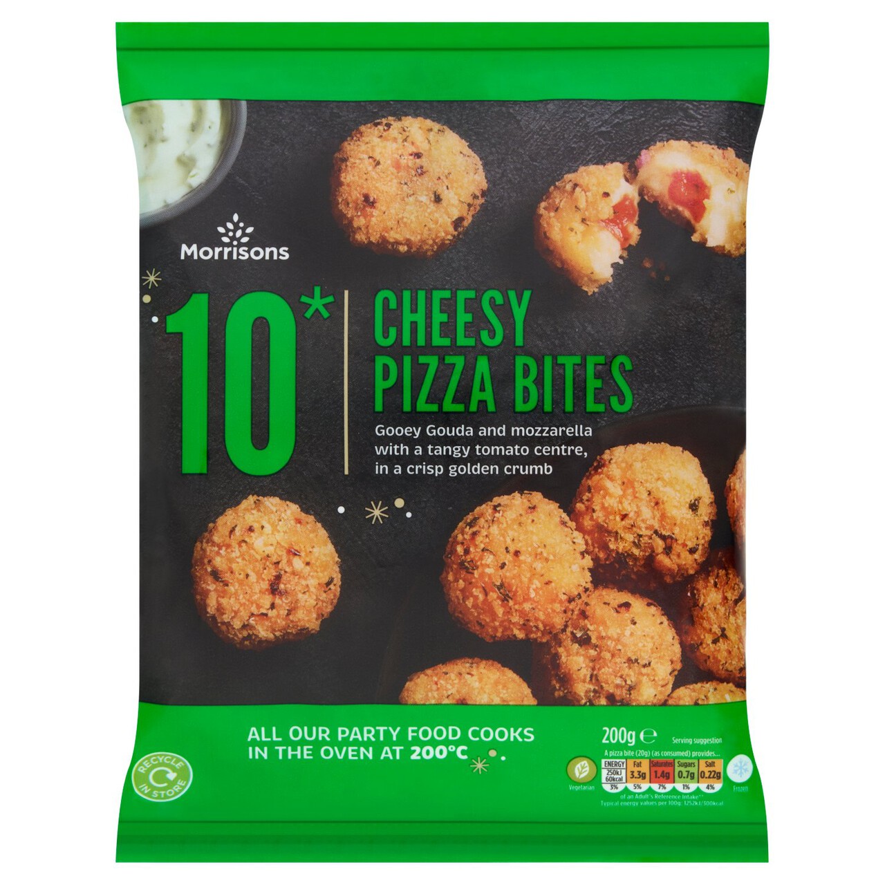 Morrisons 10 Cheesy Pizza Bites - Morrisons Online Groceries & Offers