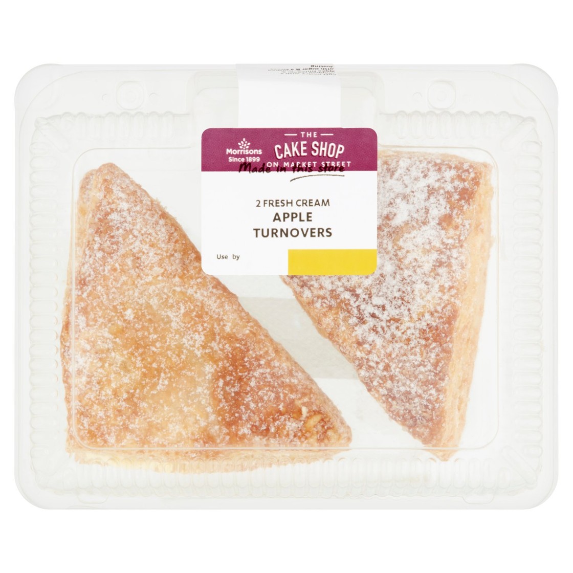 Market Street Fresh Cream Apple Turnovers - Morrisons Online Groceries ...