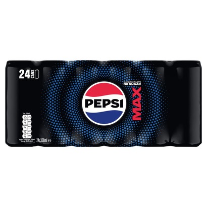 Pepsi Max No Sugar Cola Cans 24 x 330ml - Morrisons Online Groceries ...