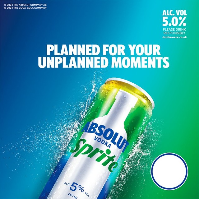 Absolut Vodka & Sprite - Morrisons Online Groceries & Offers