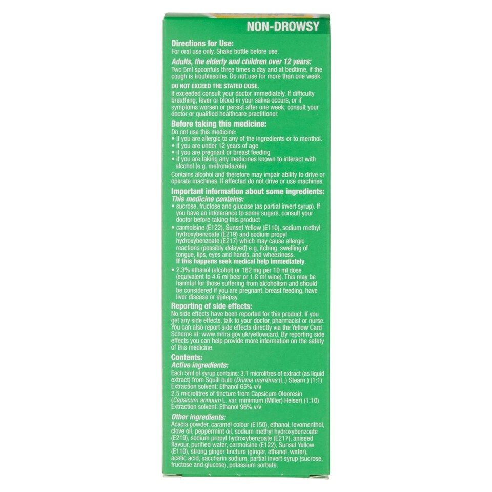 Buttercup Original Cough Syrup - Morrisons Online Groceries & Offers