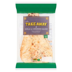 Morrisons Garlic & Coriander Naan Bread - Morrisons Online Groceries ...