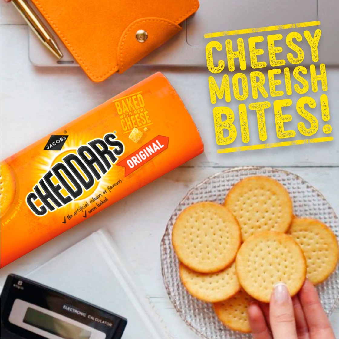 Jacob's Baked Cheddars Cheese Biscuits Twin Pack - Morrisons Online ...