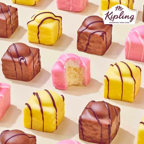 Mr Kipling French Fancies Cakes Multipack Snack 8pk - Morrisons Online ...