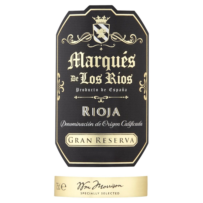 Morrisons The Best Marques de los Rios Rioja Gran Reserva - Morrisons ...