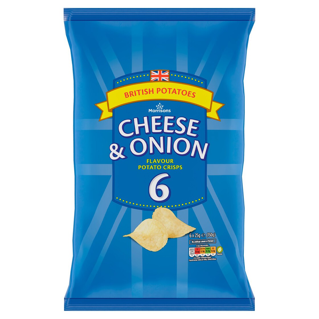 Morrisons Cheese and Onion Flavour Crisps Multipack - Morrisons Online ...