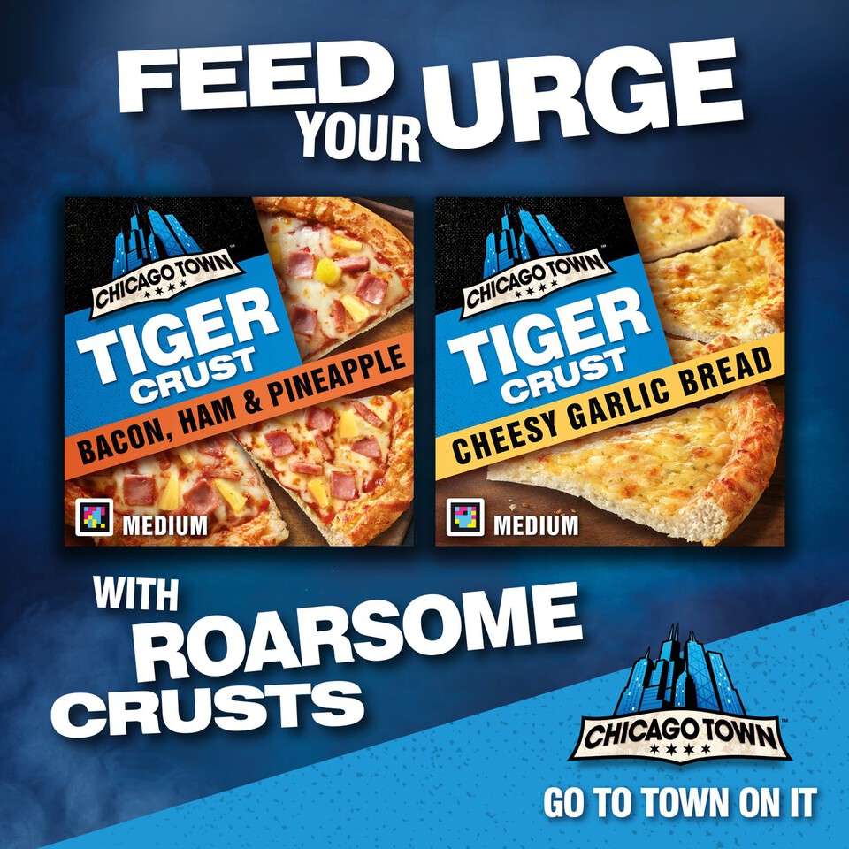 Chicago Town Tiger Crust Bacon, Ham And Pineapple Pizza - Morrisons ...