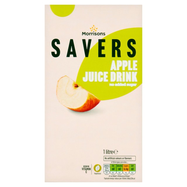 Morrisons Savers Apple Juice Drink - Morrisons Online Groceries & Offers