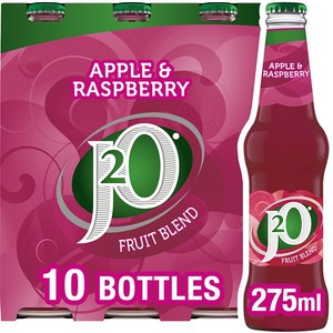 J2O Apple & Raspberry 10 Bottles - Morrisons Online Groceries & Offers