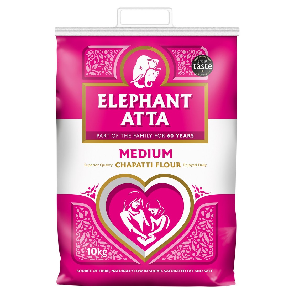 Elephant Atta Medium Chapatti Flour 10kg - Morrisons Online Groceries ...