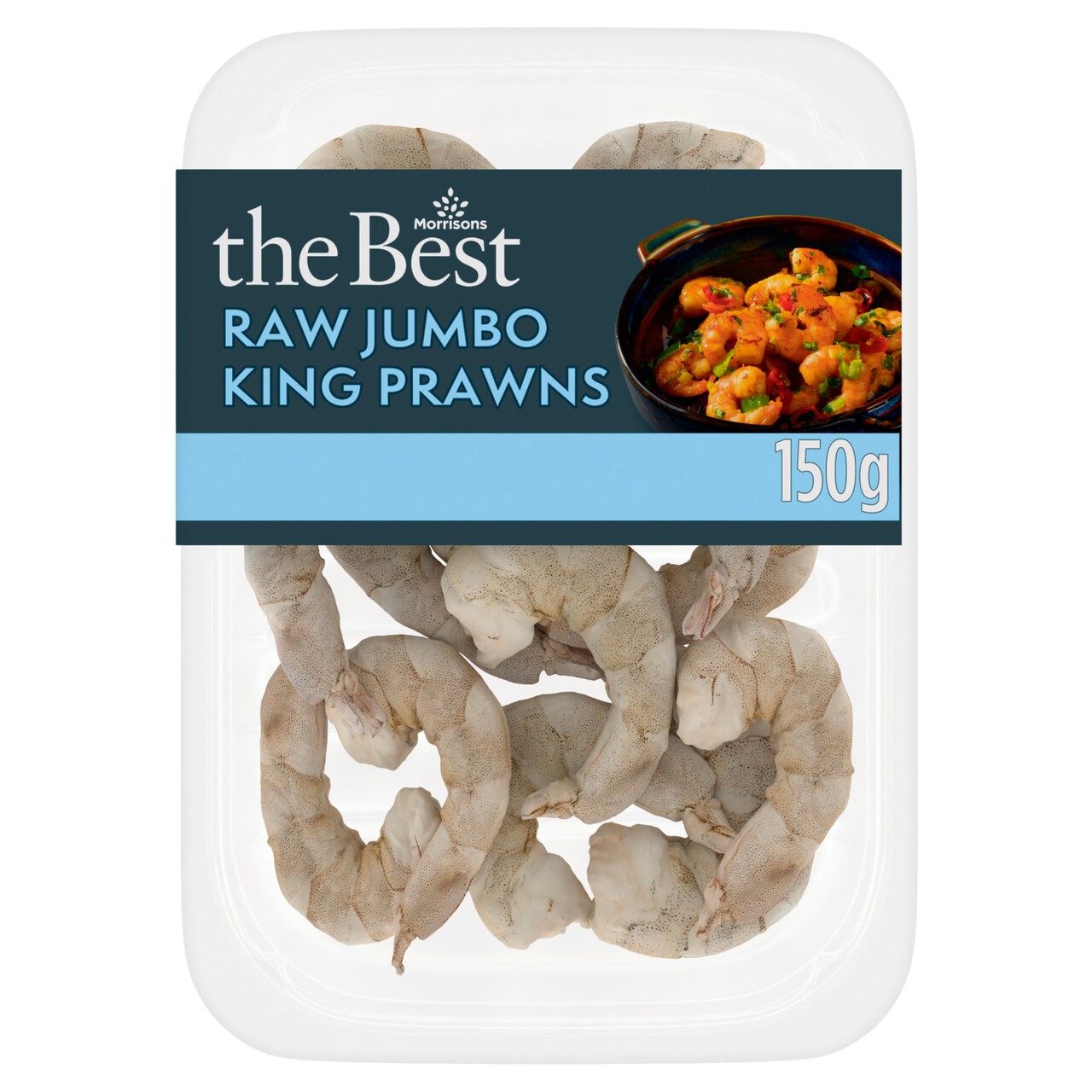 Morrisons The Best Raw Jumbo King Prawns - Morrisons Online Groceries ...