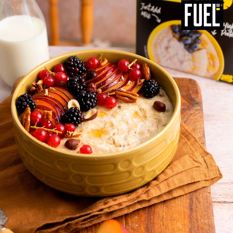 FUEL 10K Golden Syrup Protein Porridge Oat Cereal Sachets - Morrisons ...