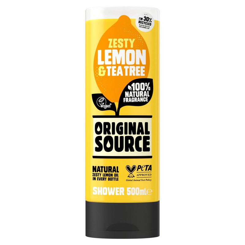 Original Source Lemon & Tea Tree Shower Gel - Morrisons Online ...