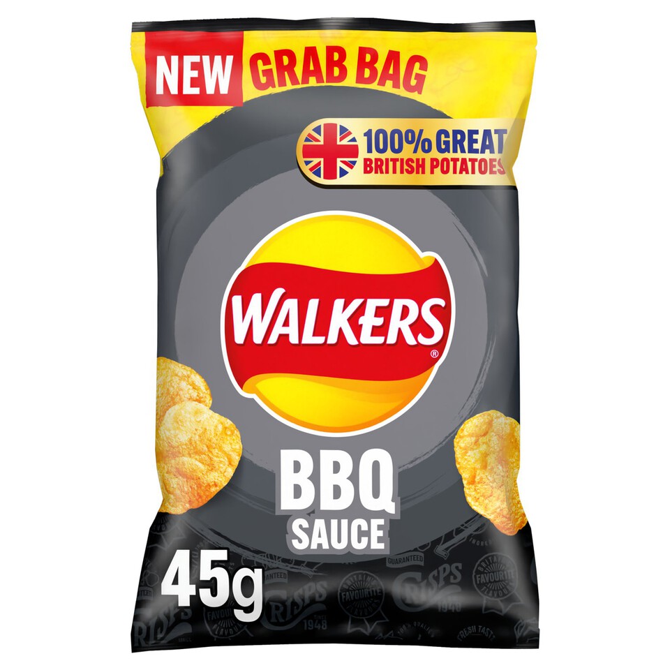 Walkers BBQ Sauce Grab Bag Crisps - Morrisons Online Groceries & Offers