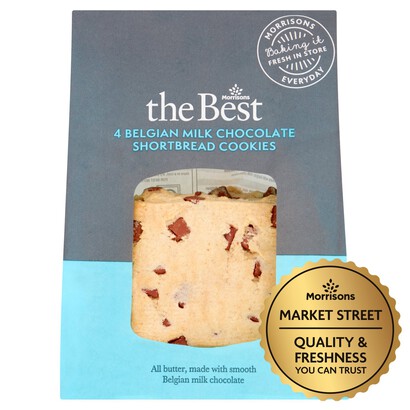 Morrisons The Best Belgian Chocolate Shortbread - Morrisons Online ...