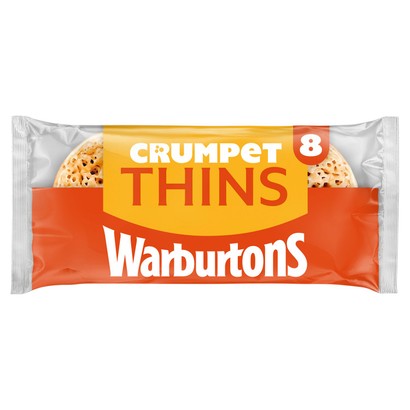 Warburtons Crumpet Thins - Morrisons Online Groceries & Offers