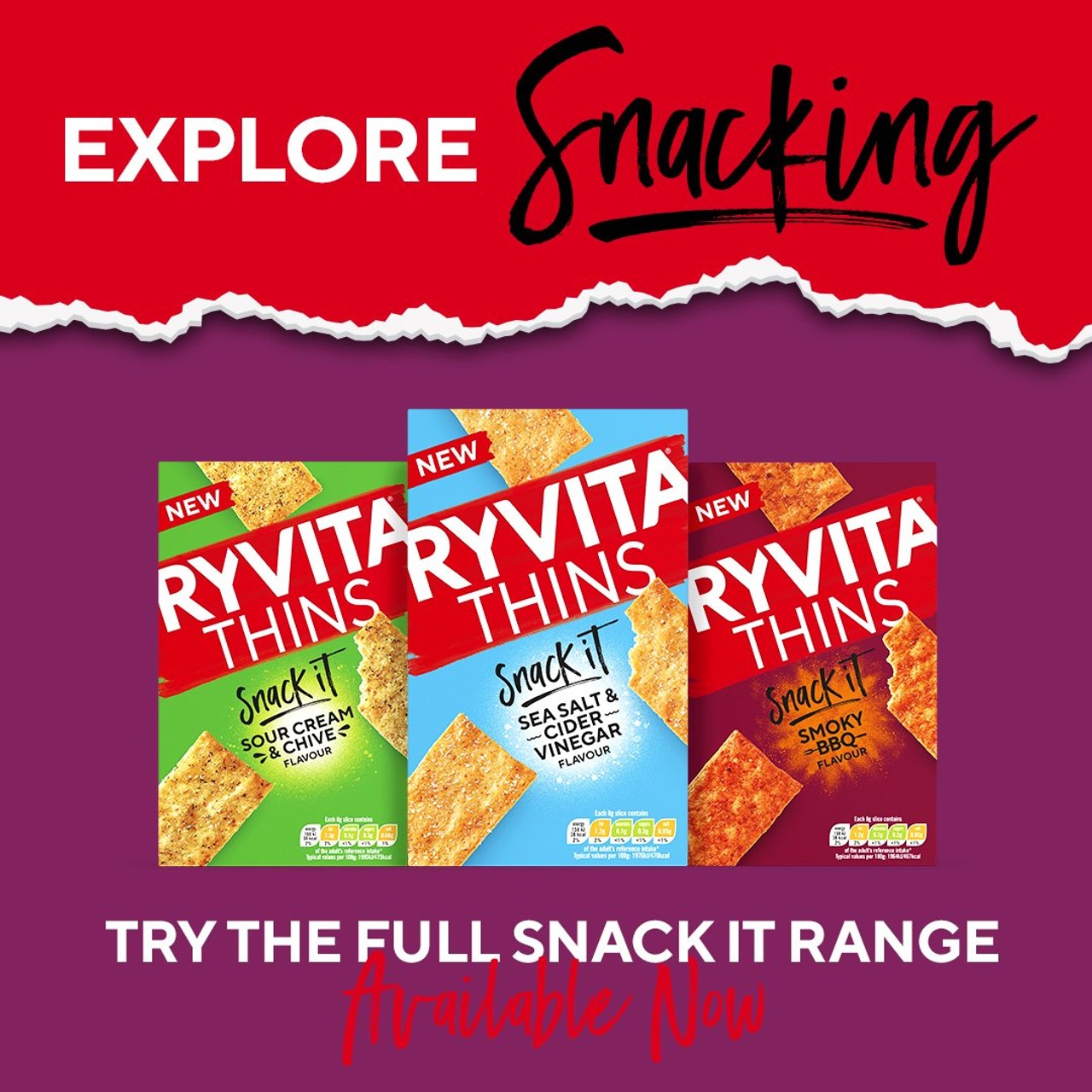 Ryvita Crispy Snacks Salted Caramel Chocolate Snack Packs - Morrisons ...