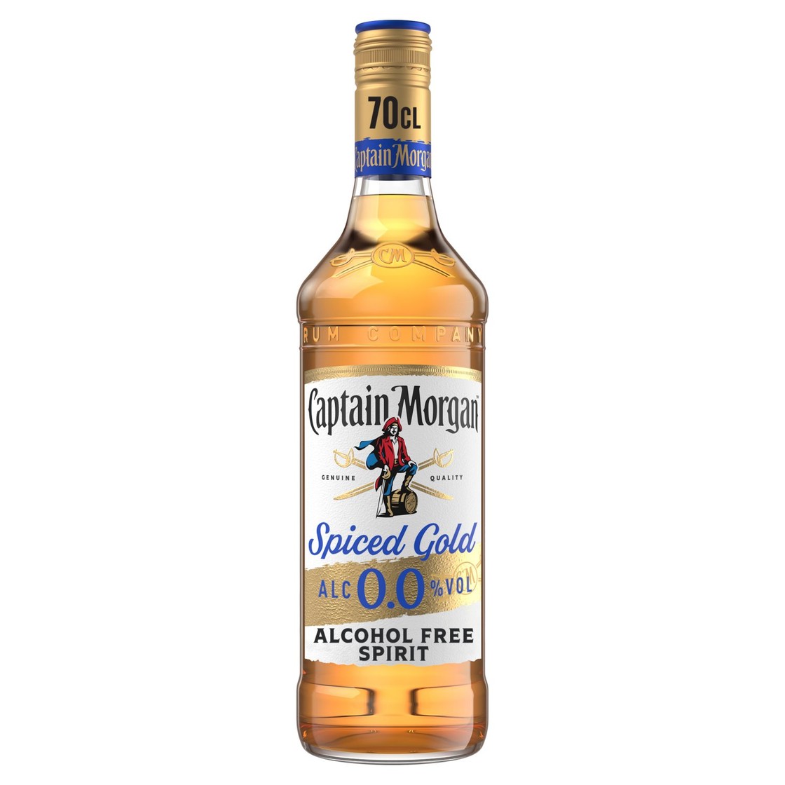 Captain Morgan Spiced Gold 0.0% Alcohol Free Spirit - Morrisons Online ...