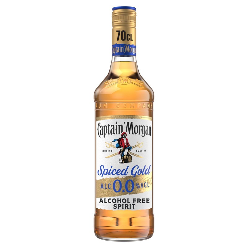 Captain Morgan Spiced Gold 0.0% Alcohol Free Spirit - Morrisons Online ...