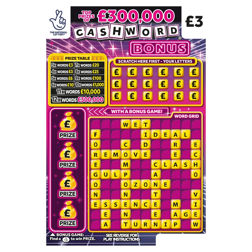 Cashword Bonus Scratch Card - Morrisons Online Groceries & Offers